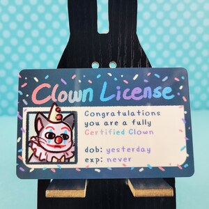 DISCOUNTED Official Clown License - See Description - Etsy