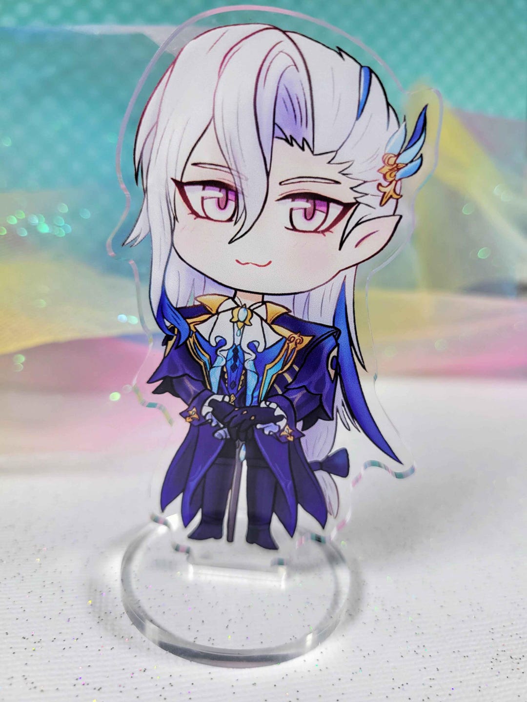 Neuvillette 4" Acrylic Standee - [genshin Impact Cute Kawaii Gift ...