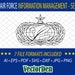 U.S. Air Force Information Management Badge - Senior -vector - Etsy