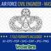 U.S. Air Force Civil Engineer Badge - Master -vector Insignia - Etsy