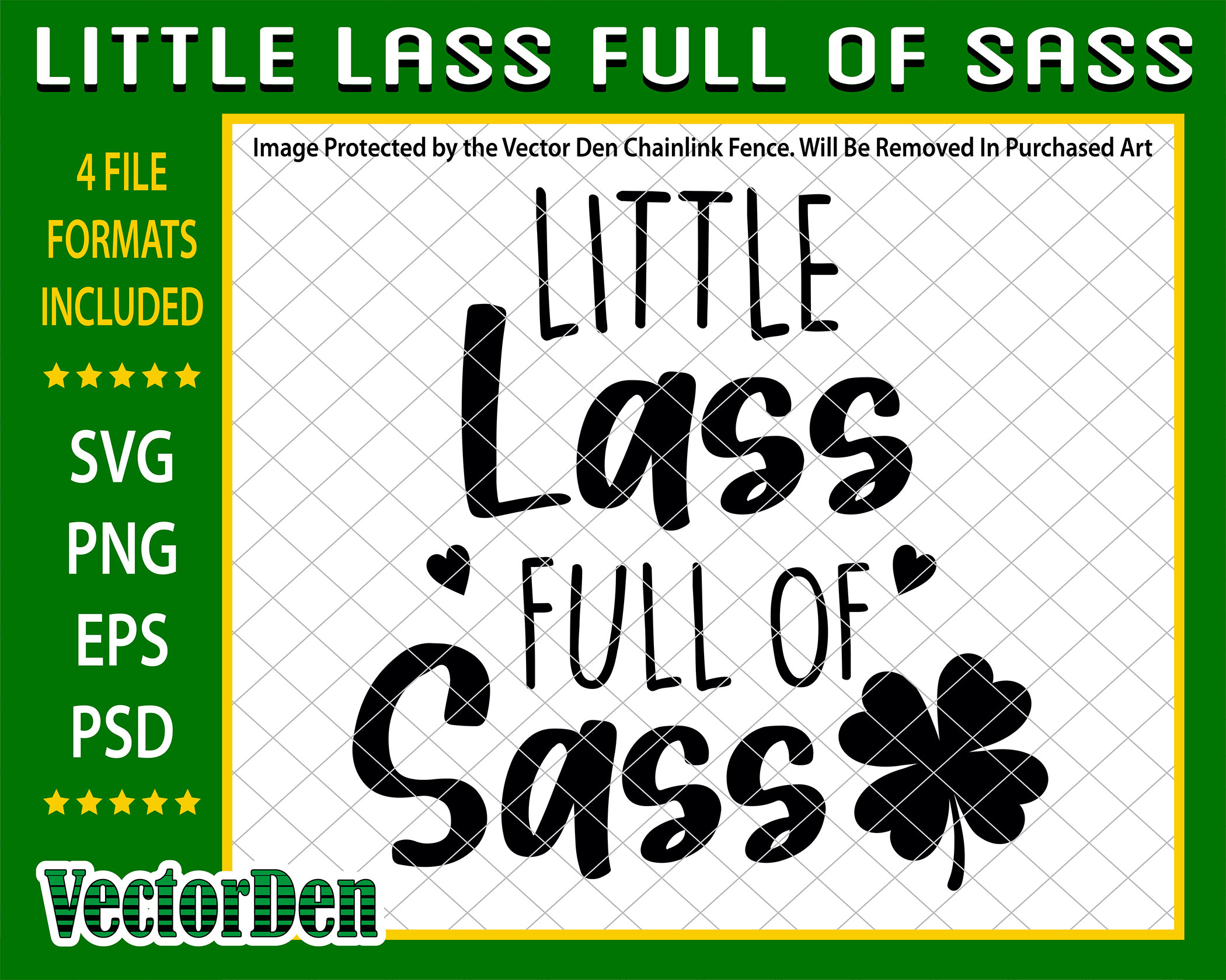 Little Lass Full of Sass, SVG, Lucky SVG, Irish SVG, St Patrick's Day ...