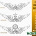 U.S. Army Aircraft Crewman Badge - Set - Vector Insignia - Etsy
