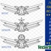 U.S. Air Force Space Operations Badge Set - Vector Insignia - Etsy