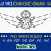 U.S. Air Force Academy Space Command Badge - Master - Vector Insignia ...