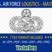 U.S. Air Force Logistics Badge - Master - Vector Insignia - Etsy