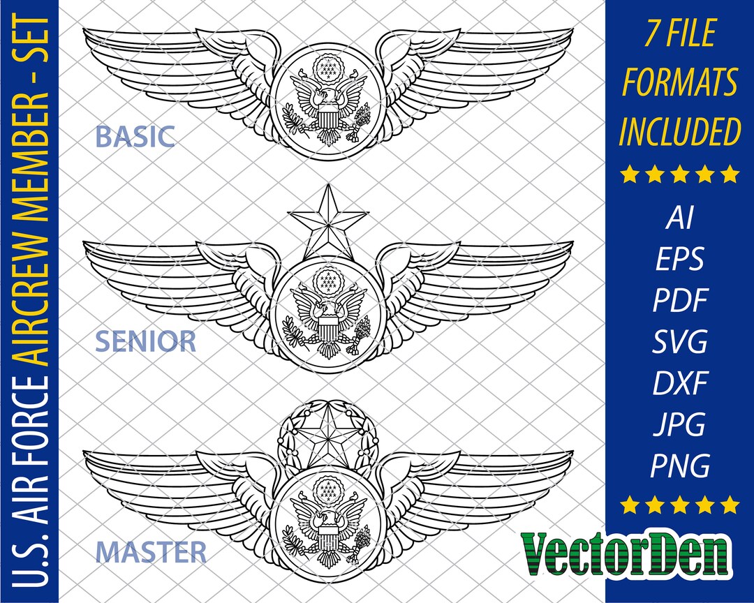 U.S. Air Force Aircrew Member - Set - Etsy