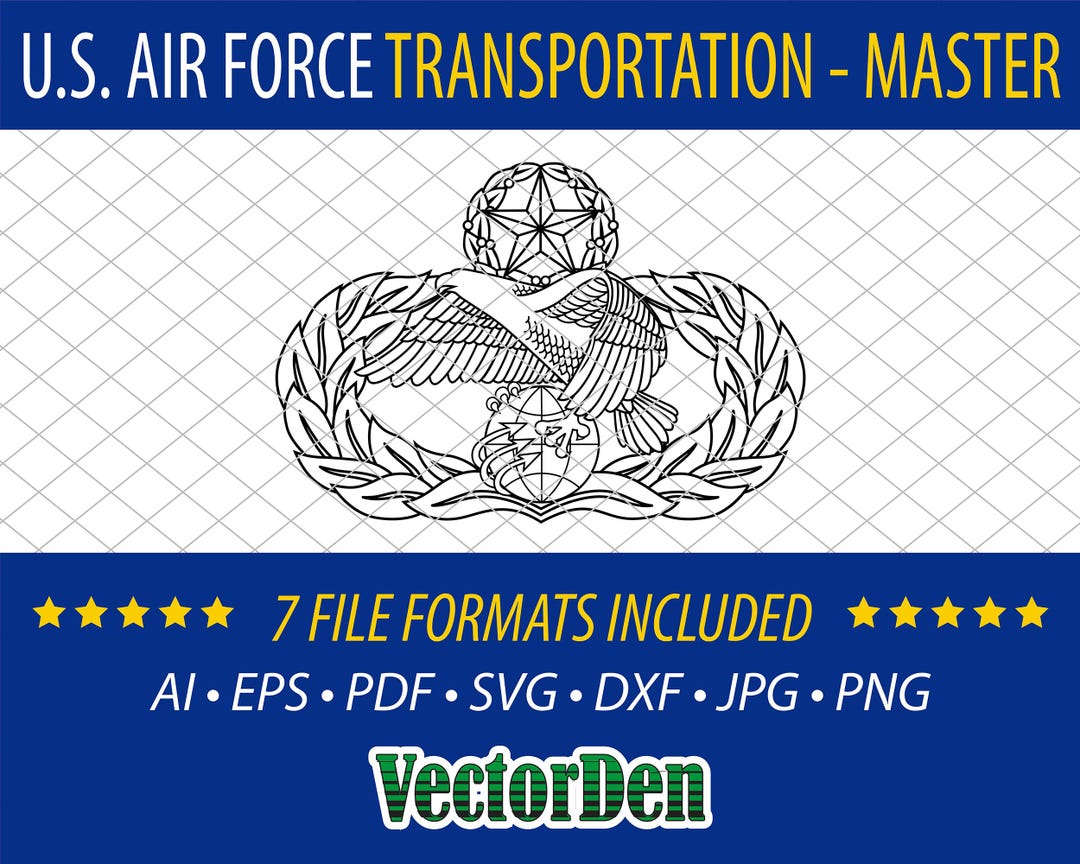 U.S. Air Force Transportation Badge - Master - Etsy