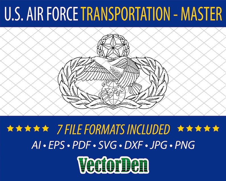 U.S. Air Force Transportation Badge - Master - Etsy