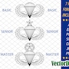 U.S. Army Aircraft Crewman Badge Set Vector Insignia - Etsy