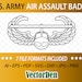 U.S. Army Air Assault Badge - Vector Insignia - Etsy