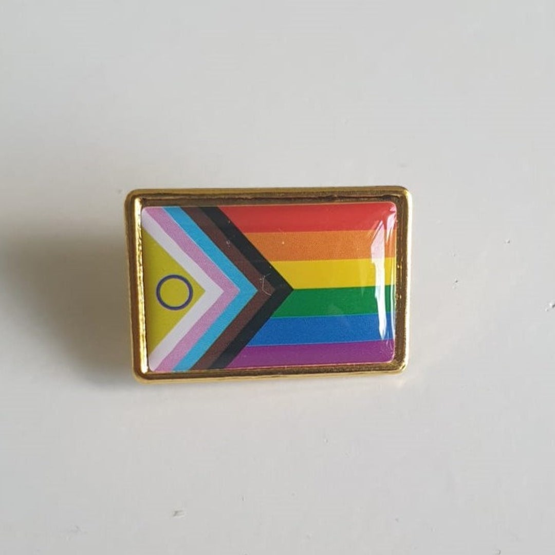 Mini Pride Flag Badge - Etsy