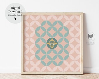 Moroccan Tile Art | Etsy