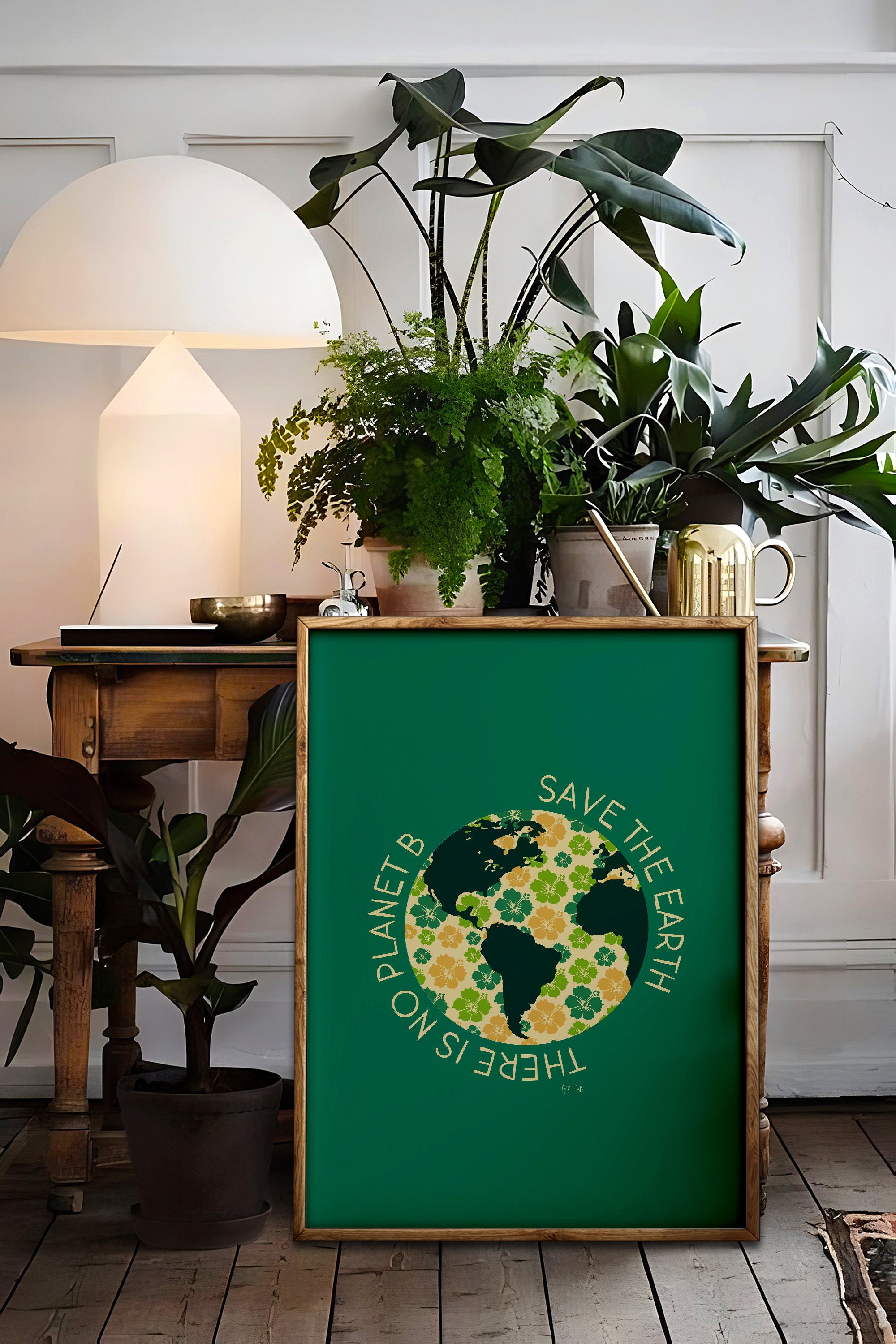 Earth Day Poster, There is No Planet B, Environmental Print, Planet ...