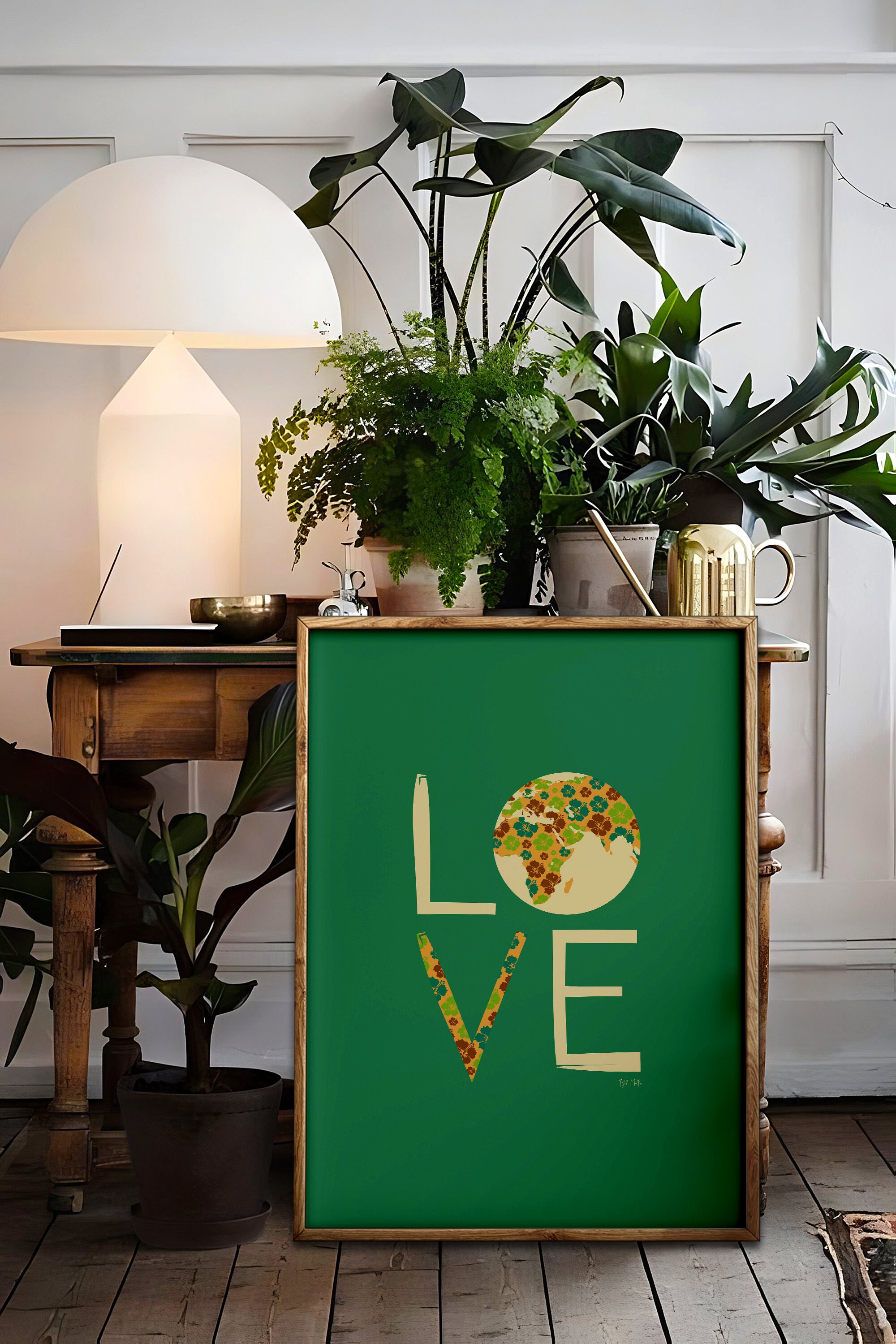 Earth Poster Earth Day Wall Art Environmental Print Mother - Etsy