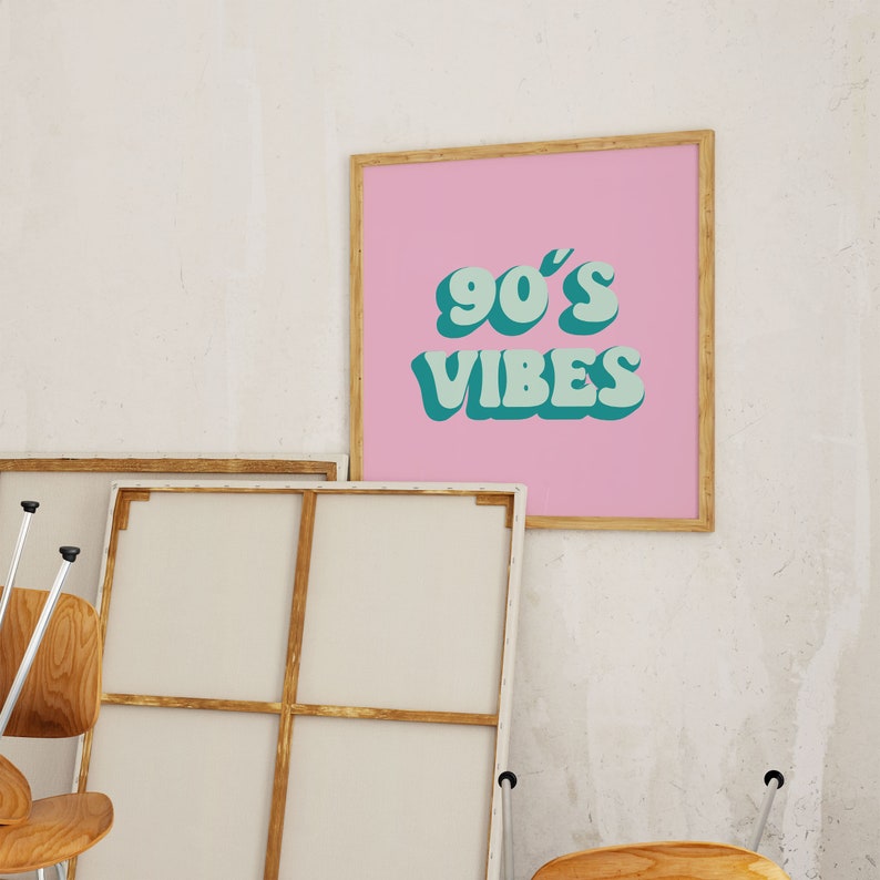 90s Wall Art, 90s Poster, Preppy Wall Art, 90s Nostalgia, Retro ...