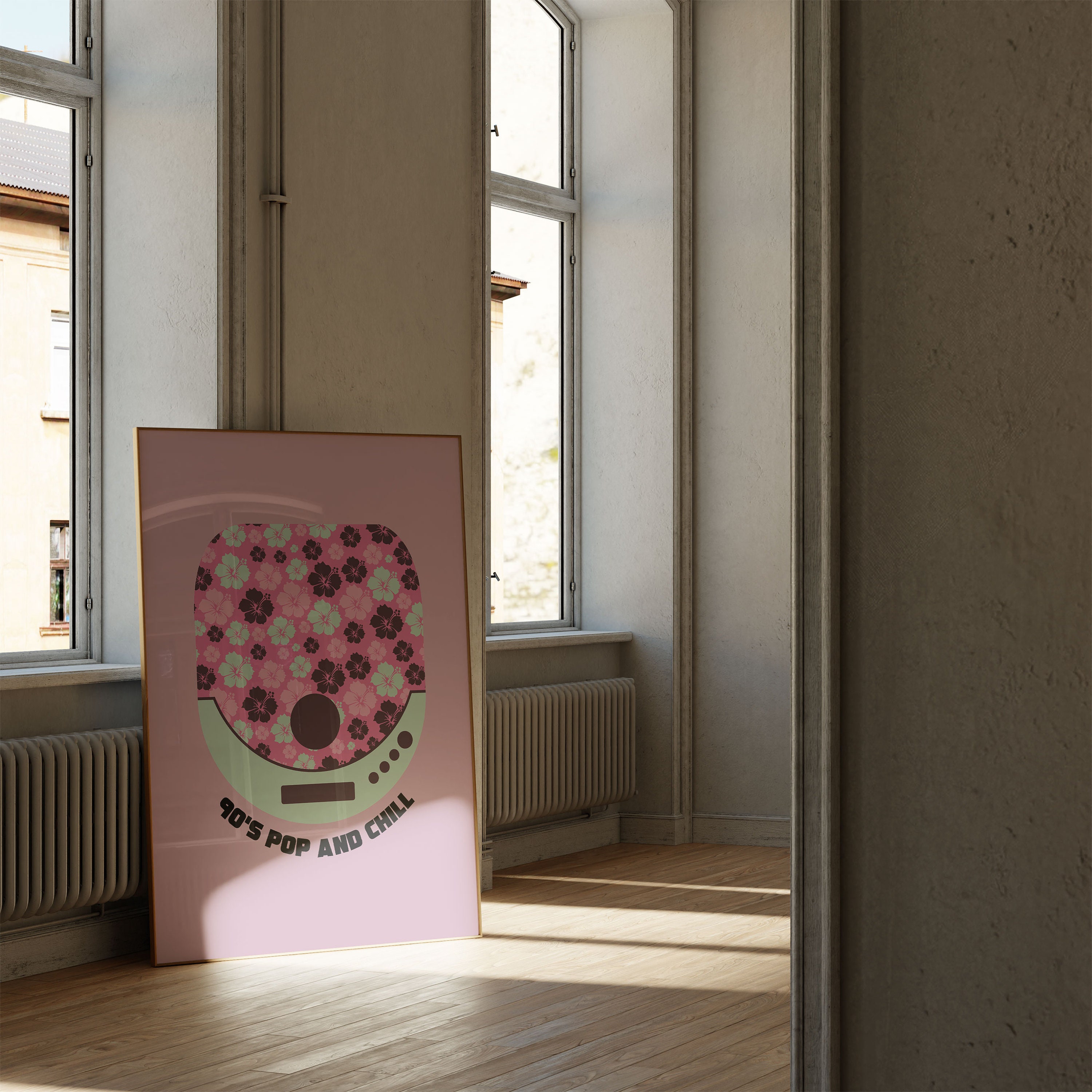 90s Music Poster 90s Wall Art Preppy Wall Art Discman Gift - Etsy