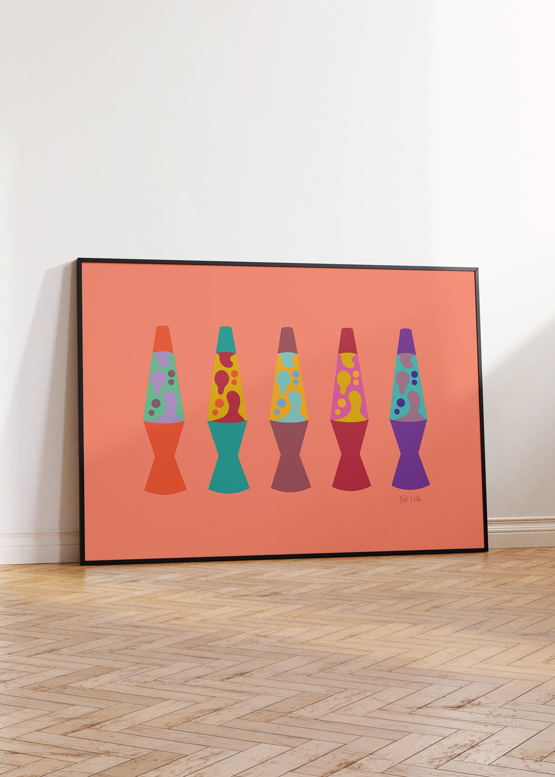Lava Lamp Poster, Colorful Retro Print, 90s Wall Art, Early 2000s Decor ...