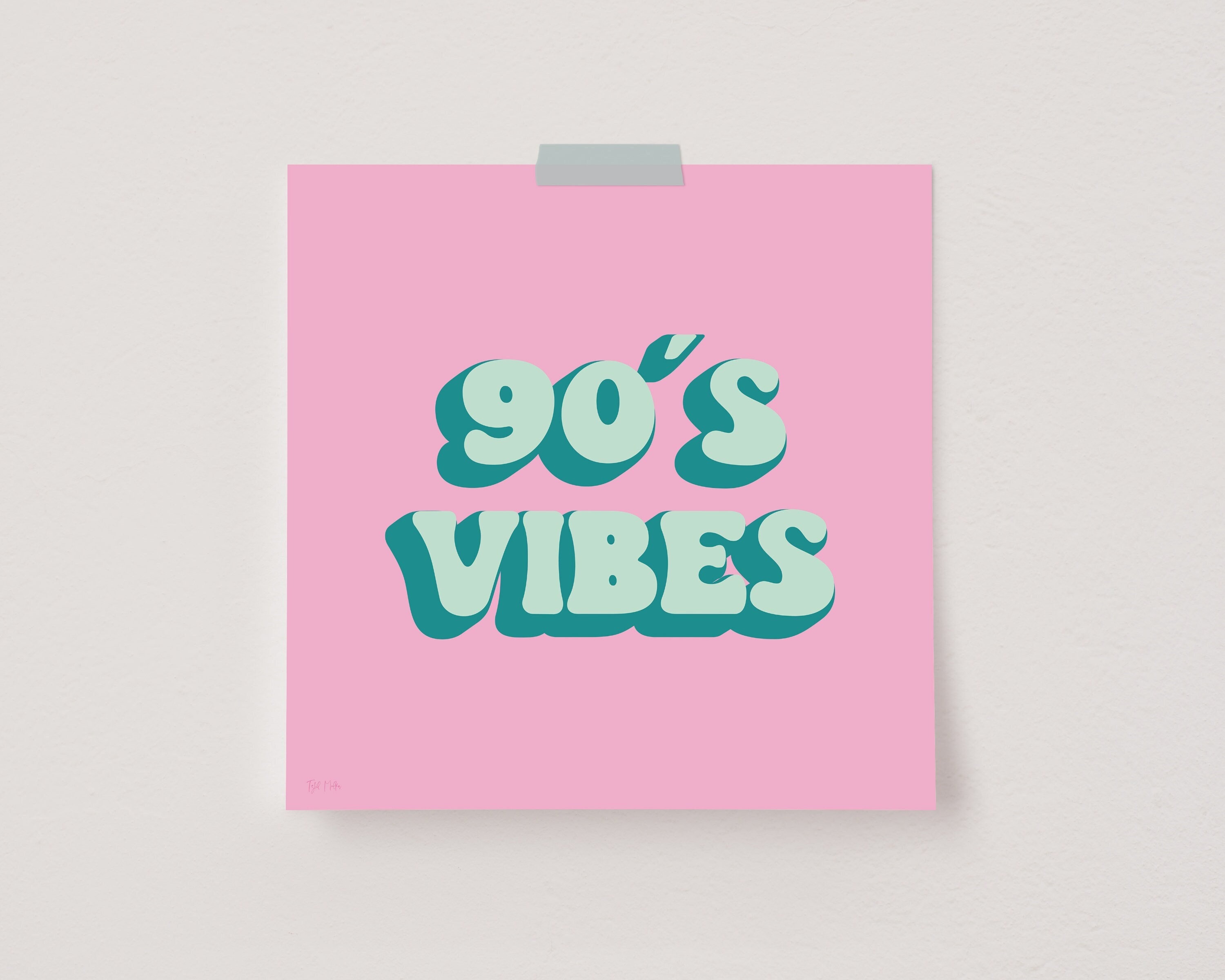 90s Wall Art, 90s Poster, Preppy Wall Art, 90s Nostalgia, Retro ...
