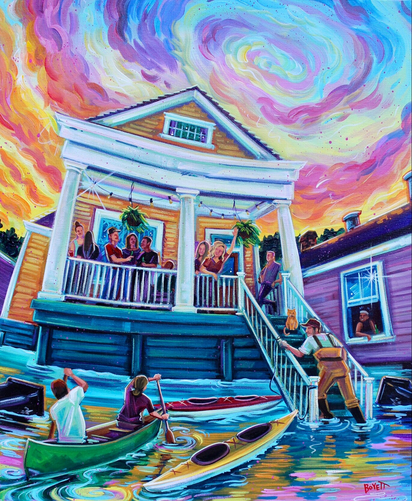 Hurricane Party, 8x10 Print, Limited Edition of 150 - Etsy