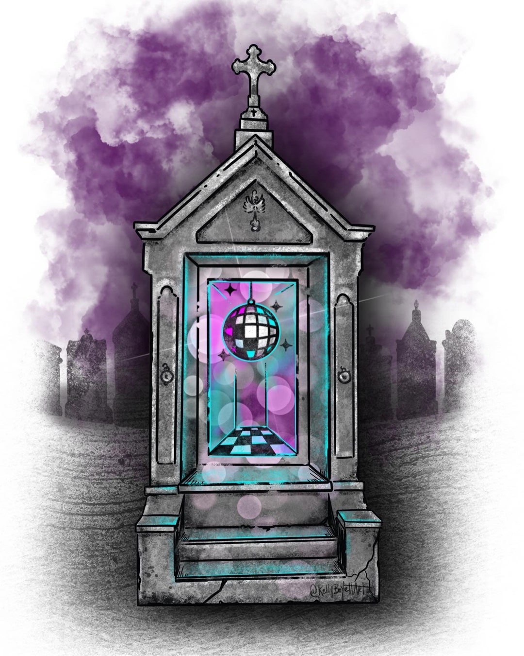 8x10 Disco Isnt Dead Print - Etsy