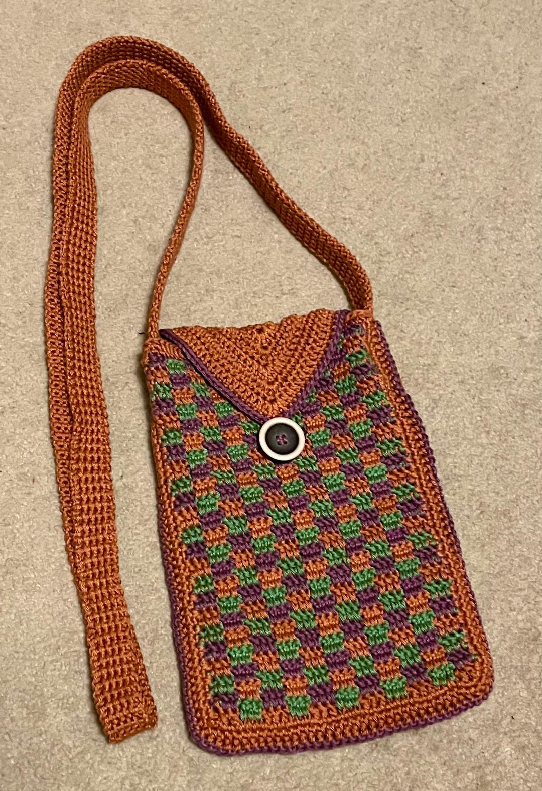 Retro Shoulder Bag, Small Cotton Cell Phone Bag, Lightweight Shoulder ...