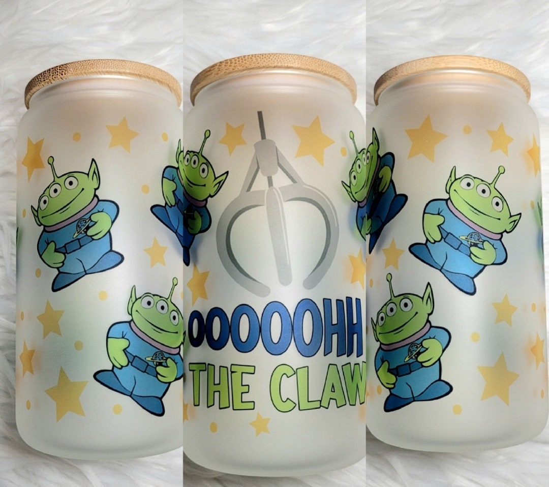 Toy Story Aliens Glass Can| Coffee Glass Can | the Claw | Disney ...