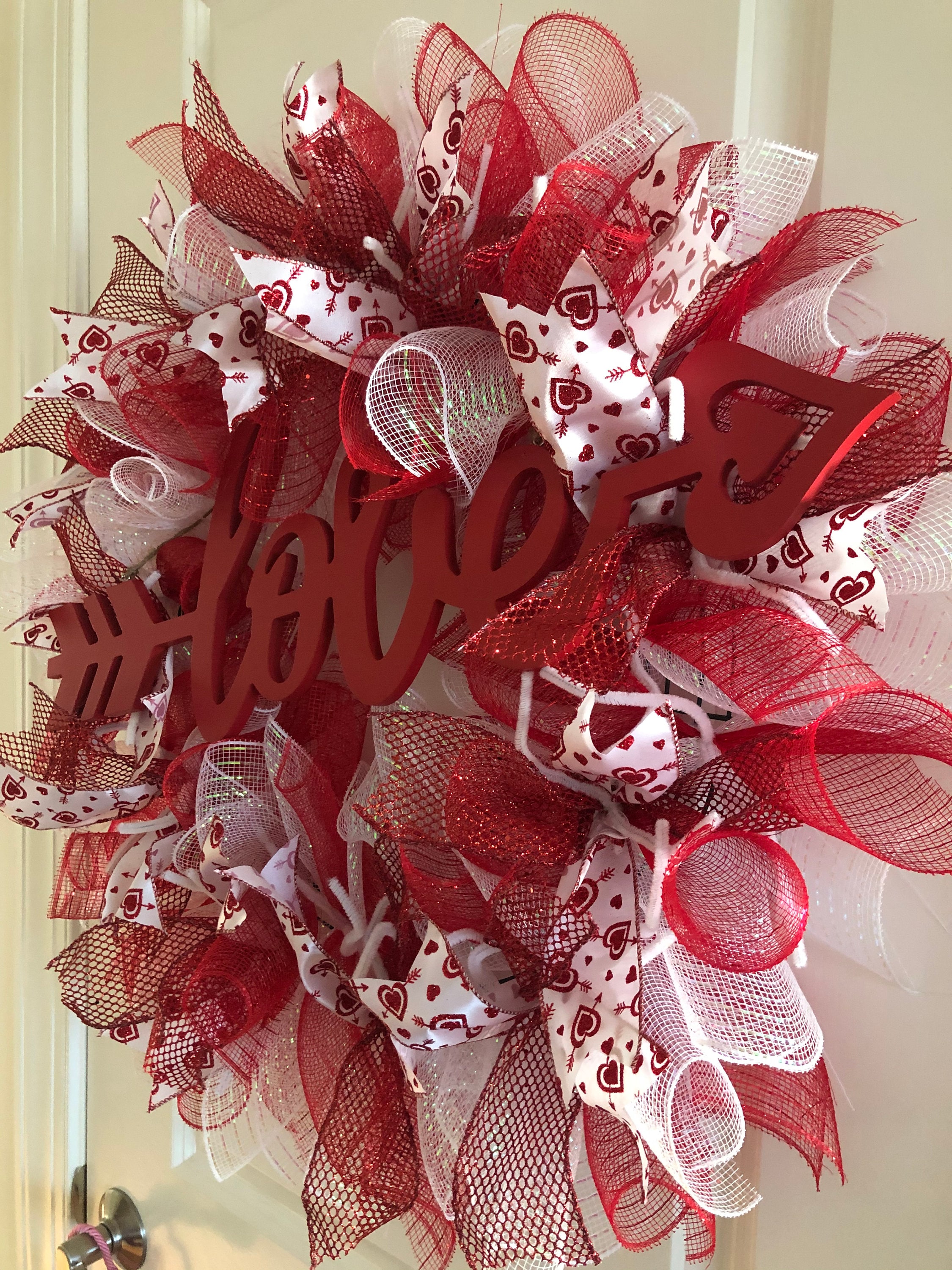 Couronne damour de la Saint-Valentin - Etsy France