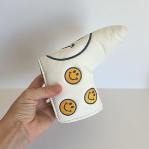 Golf Headcover Smiley Face Putter Headcover Golf Club Cover Golf Gift ...
