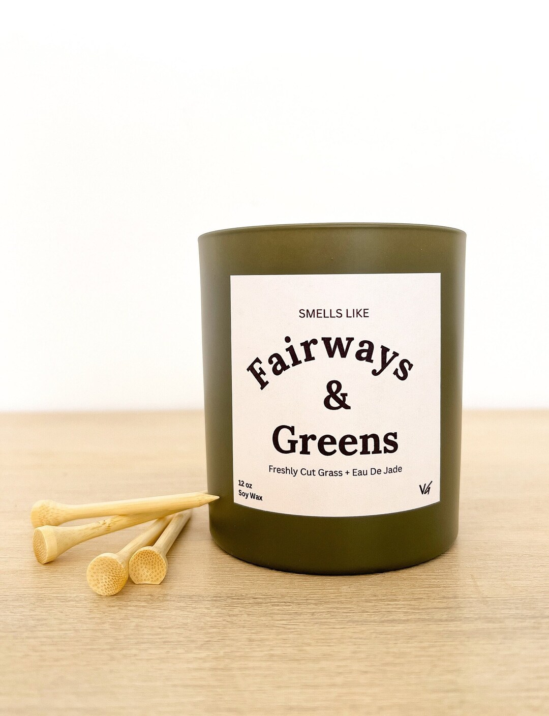 Golf Candle Golf Gift Golf Office Decor Golf Gift for Men Golf Bar Cart ...