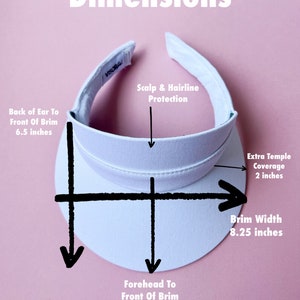 Sun Visor Wide Brim Women Visor Comfortable Visor for Ladies ...