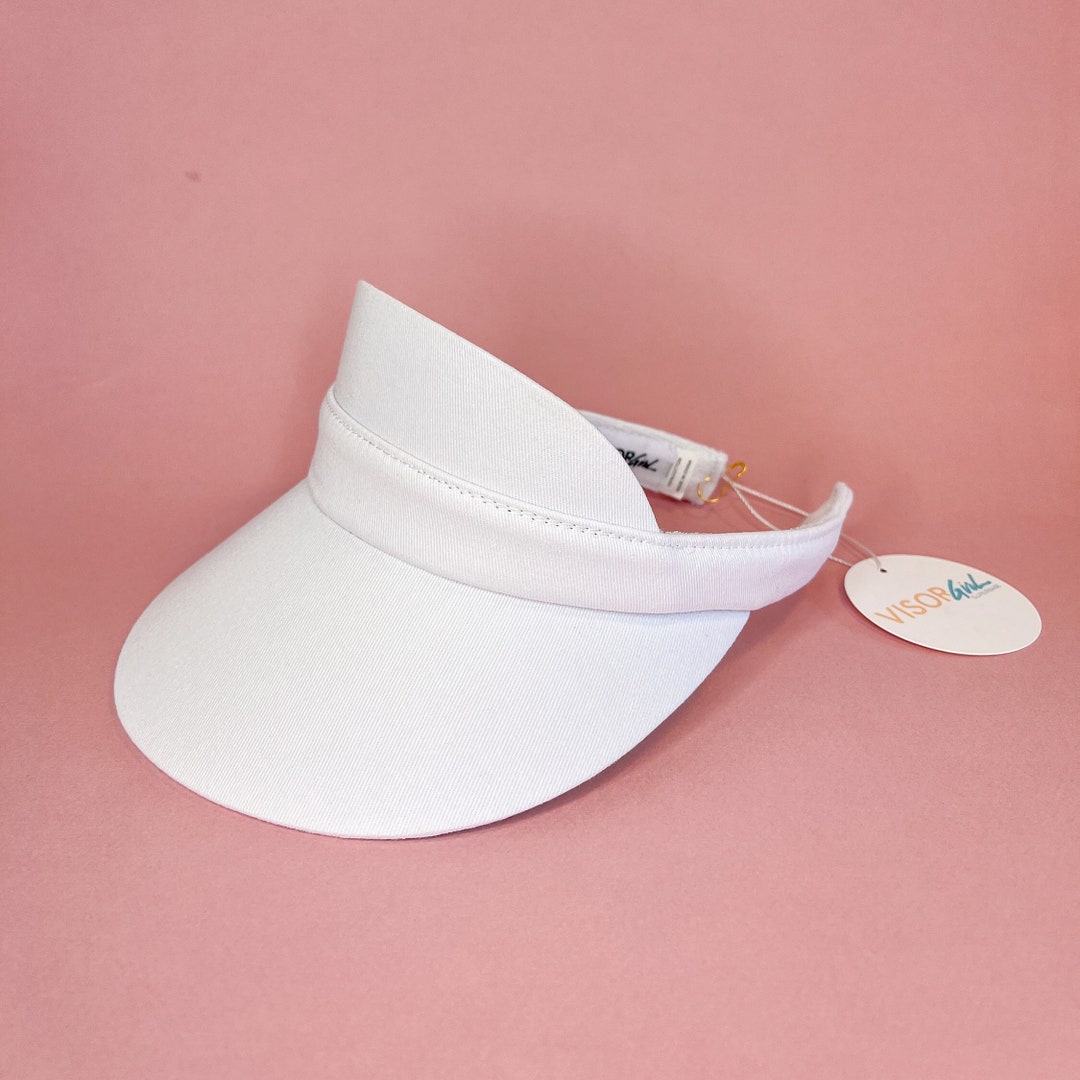Sun Visor White Visor for Women Golf Visor Tennis Visor Custom Barbie Sun Visor Golf Sun Hat ...