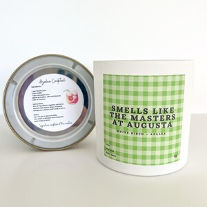 Smells Like the Masters Candle + Surprise Cocktail Pairing Golf Candle ...