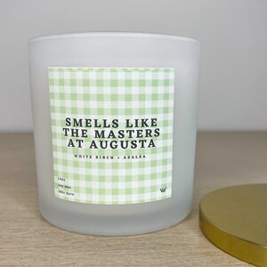 Smells Like the Masters Candle Surprise Cocktail Pairing Golf Candle ...