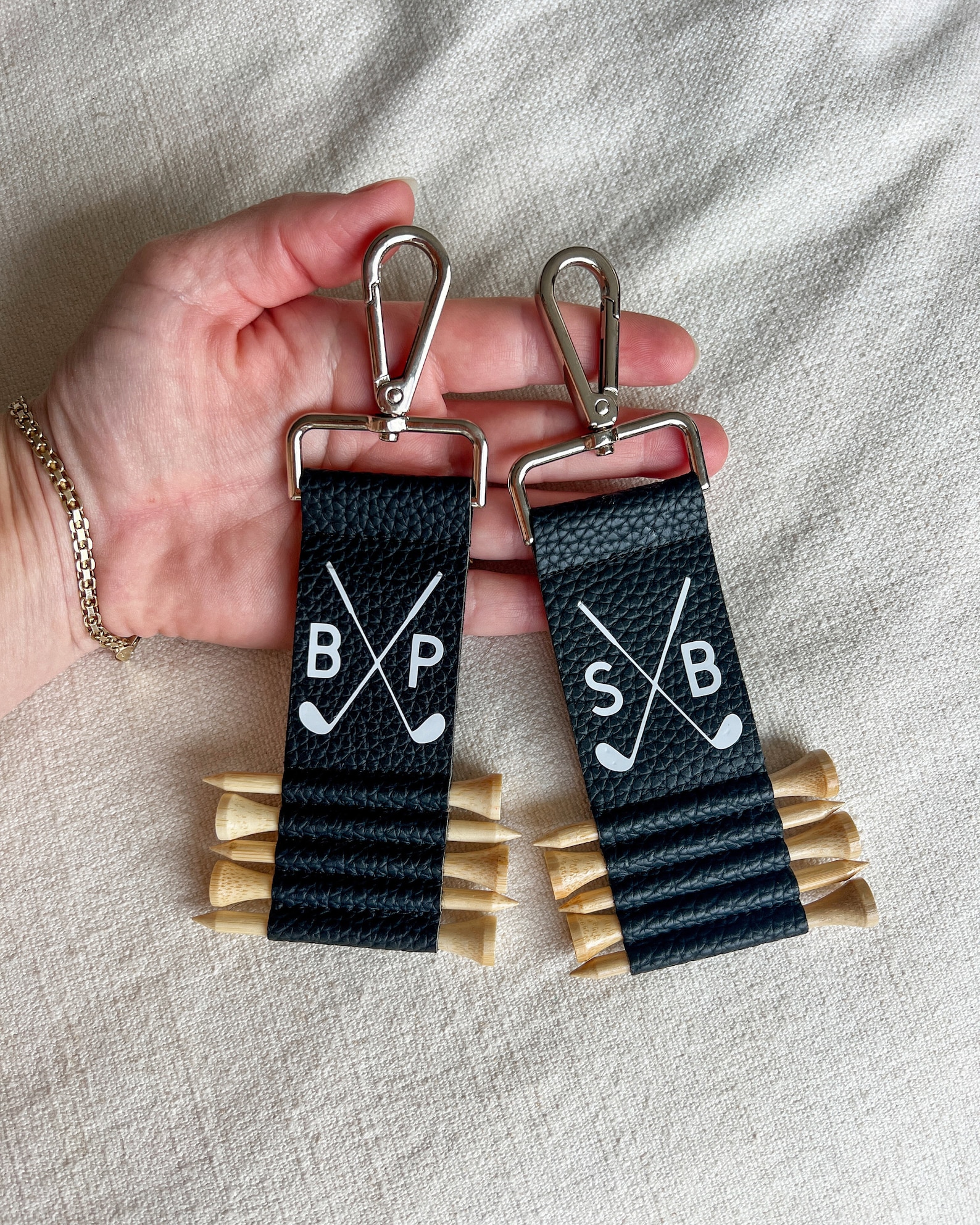 Golf Bag Tag Personalized Golf Tee Holder Golf Gift for Men ...