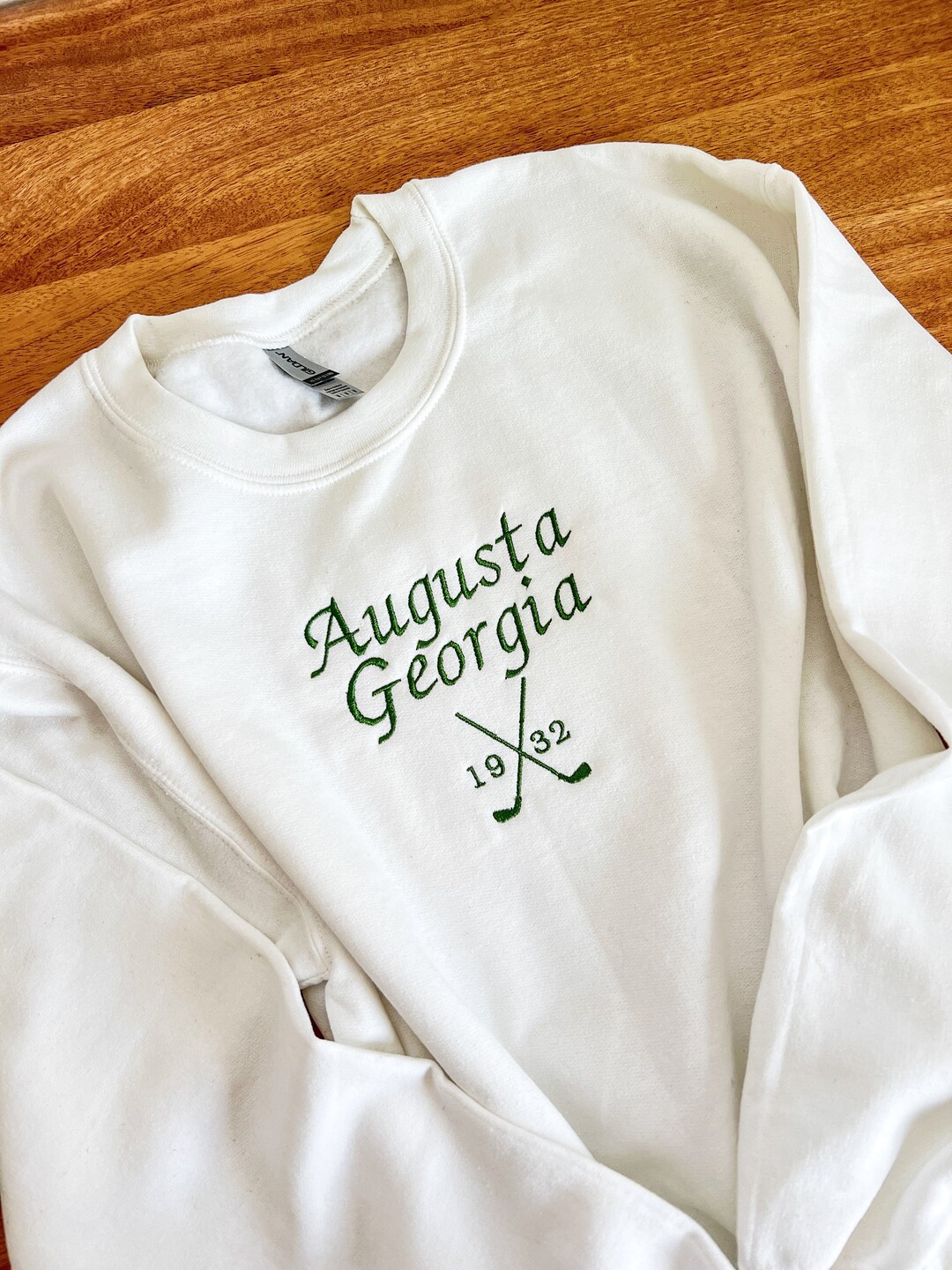 Classic Augusta National Sweatshirt Embroidered Masters Golf Party ...