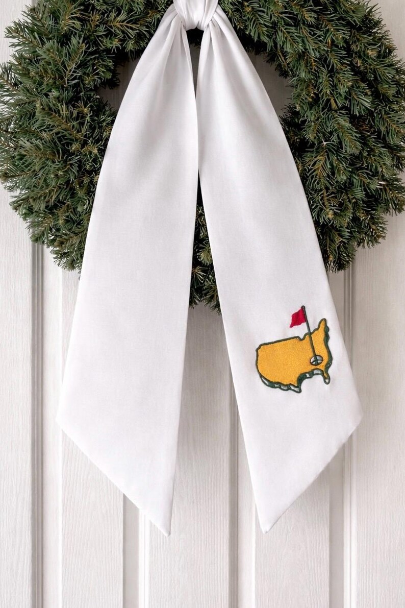 Masters Golf Wreath Sash Masters Party Decor the Masters Golf Decor ...