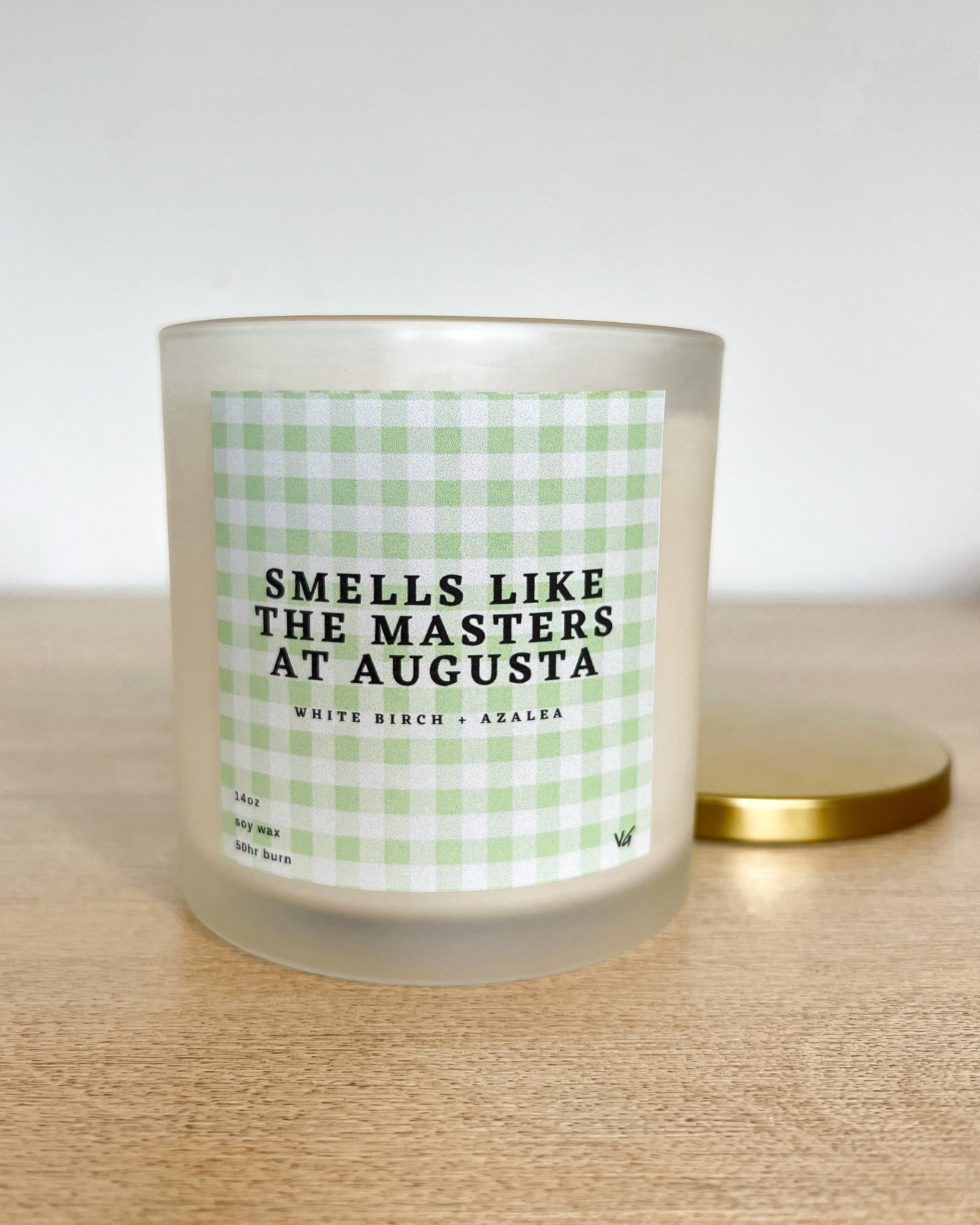 Smells Like the Masters Candle Surprise Cocktail Pairing / - Etsy