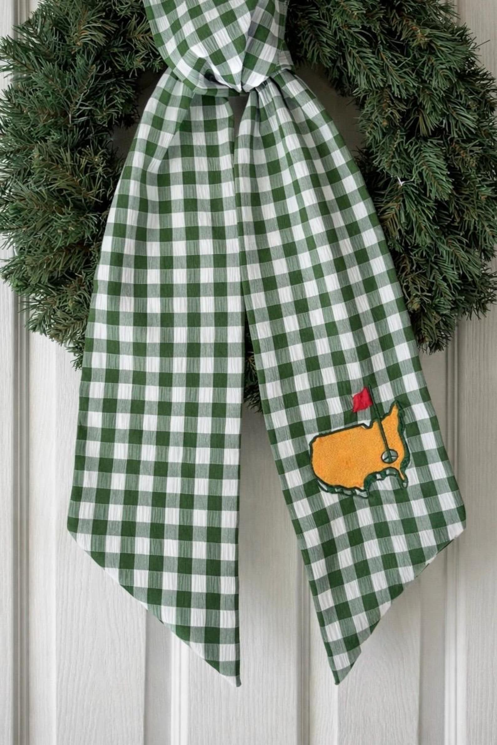 Masters Golf Wreath Sash Masters Party Decor the Masters Golf Decor ...