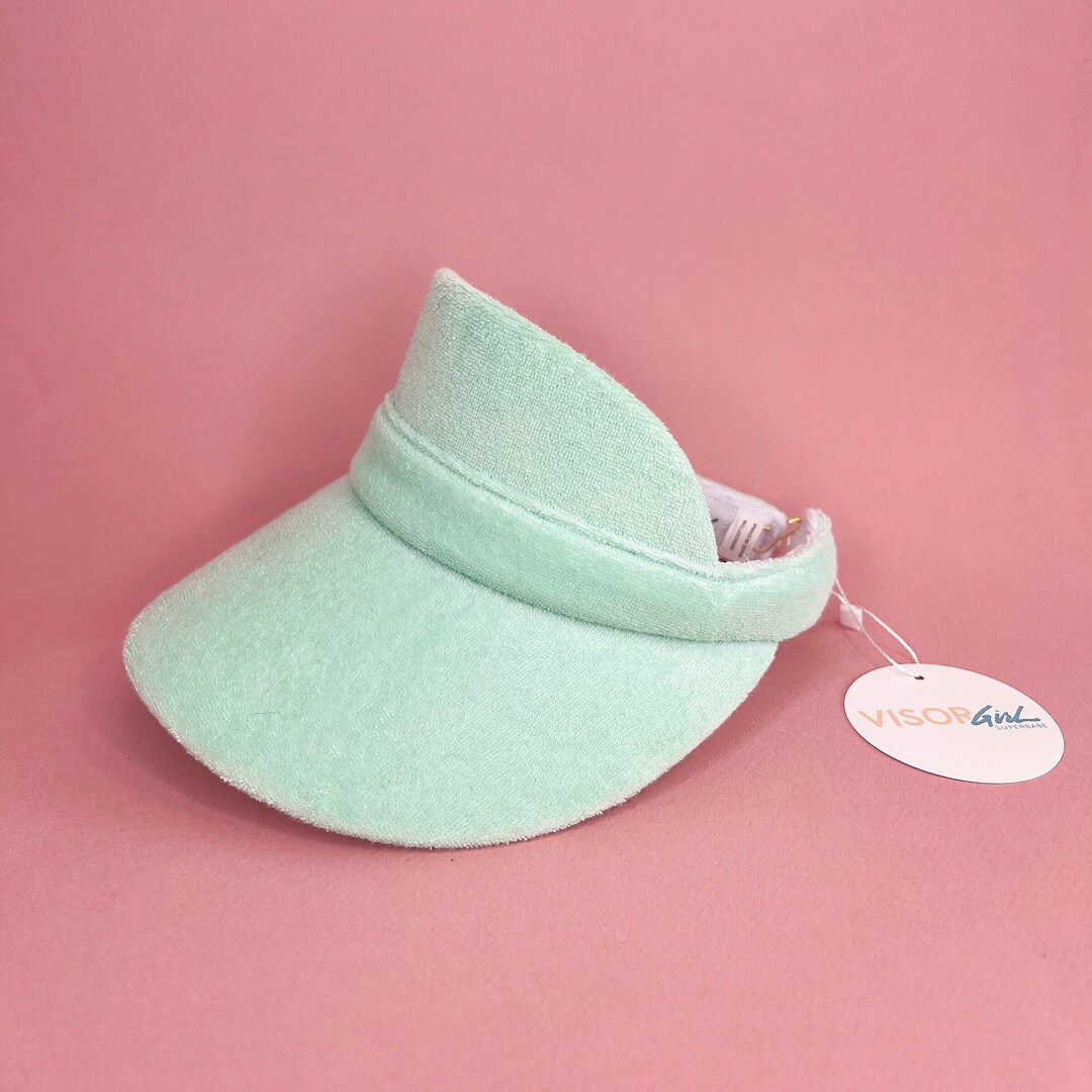 Trendy Sun Visor for Women Terry Cloth Visor Bachelorette Party Visors ...