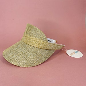 Straw Visor for Women Quality Women Raffia Visor Bachelorette Party ...