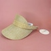 Straw Visor for Women Quality Women Raffia Visor Bachelorette Party ...