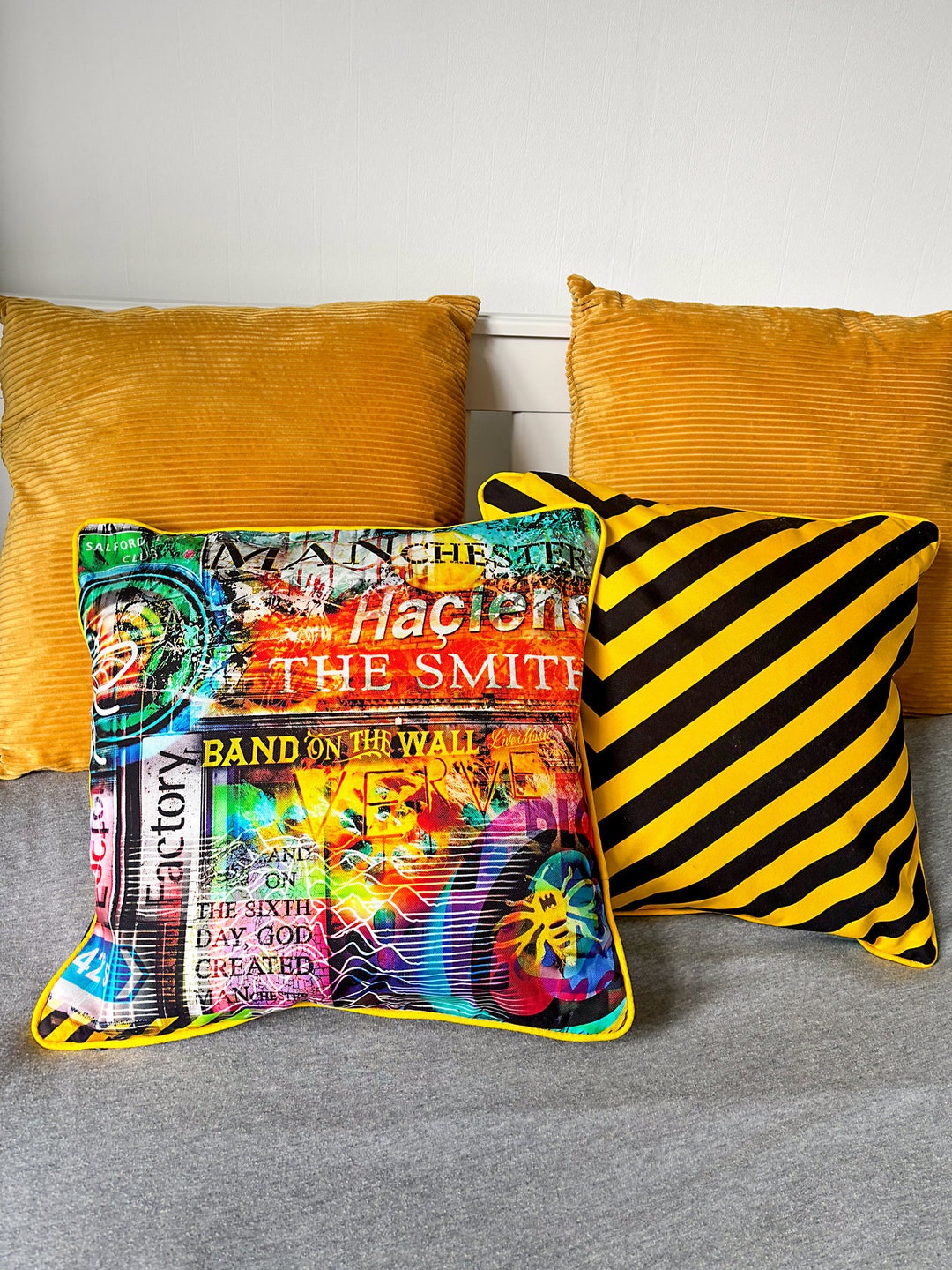 Manchester Cushion Cover - Etsy UK