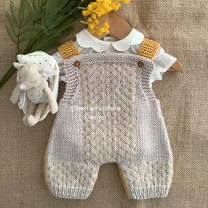 Strawberry Overalls Knitting Pattern Set | Baby Overalls | Downloadable ...