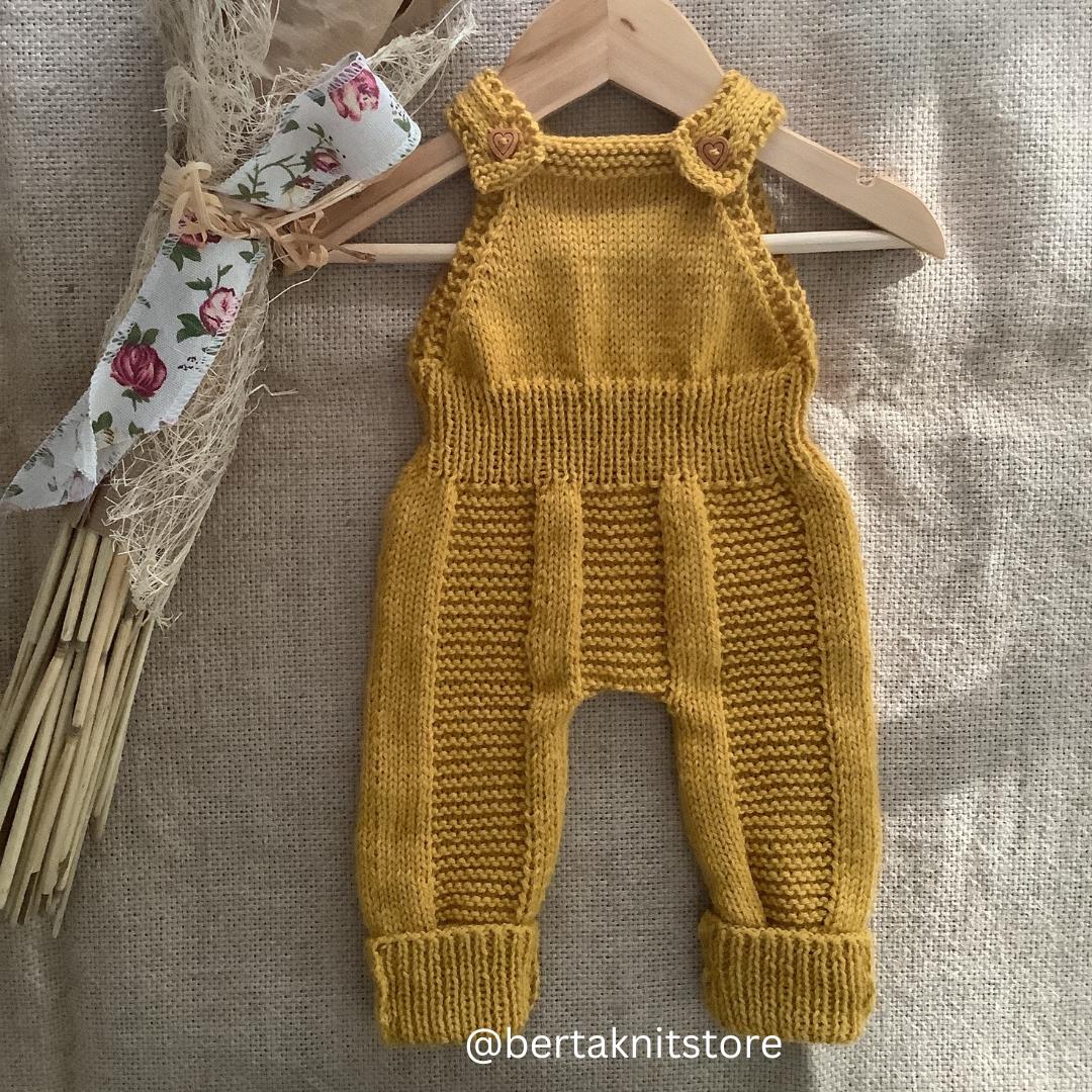 Forest Jumpsuit Knitting Pattern | Oversized Jumpsuit Knitting Pattern ...
