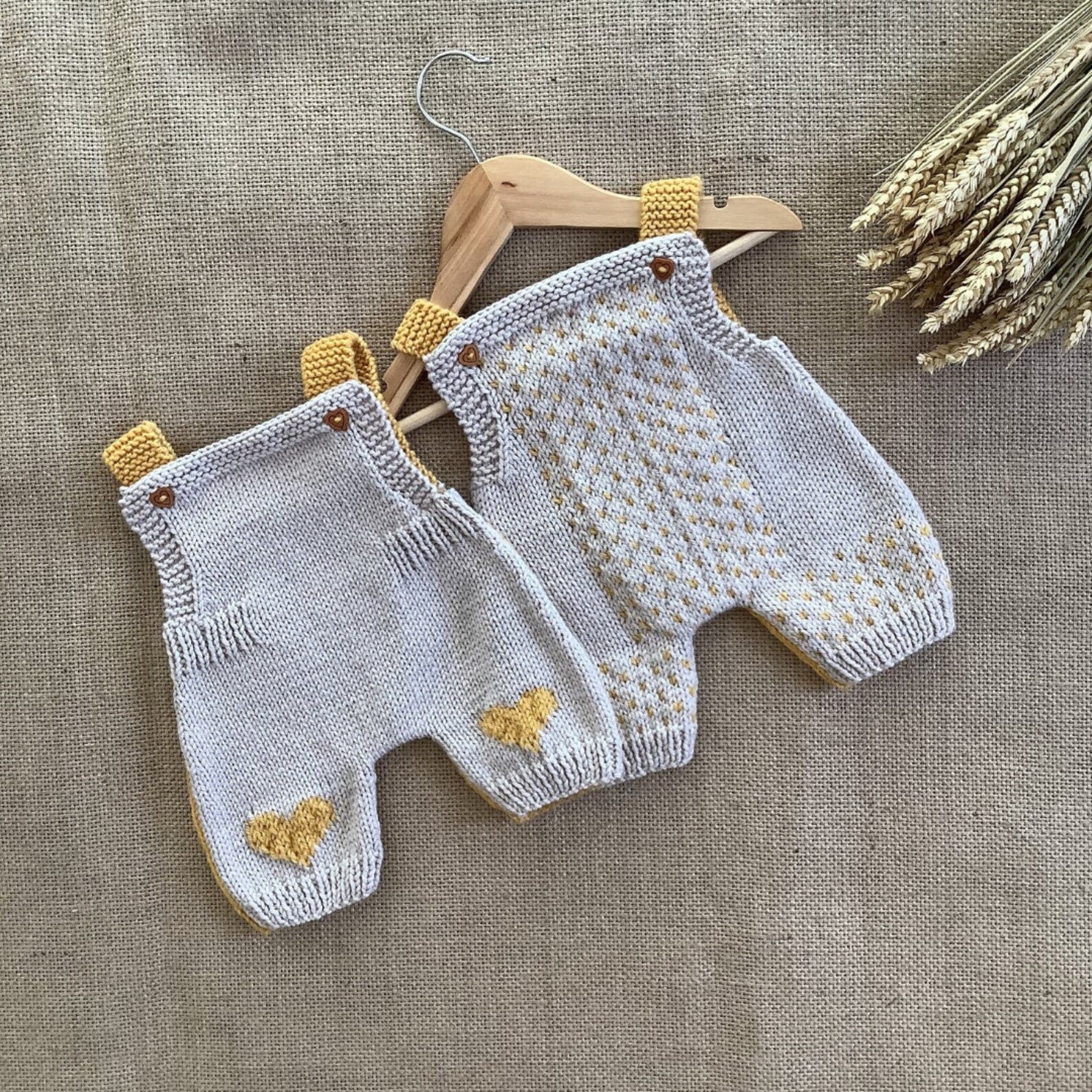 Strawberry Overalls Knitting Pattern Set baby Romper Knitting - Etsy