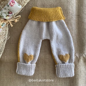 Little Heart Pants Knitting Pattern | Baby Pants | 0-24 Months | in ...