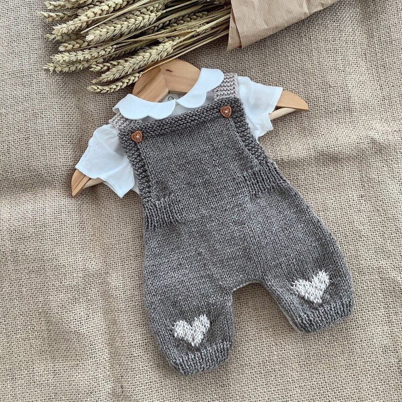 Strawberry Overalls Knitting Pattern Set baby Romper Knitting - Etsy