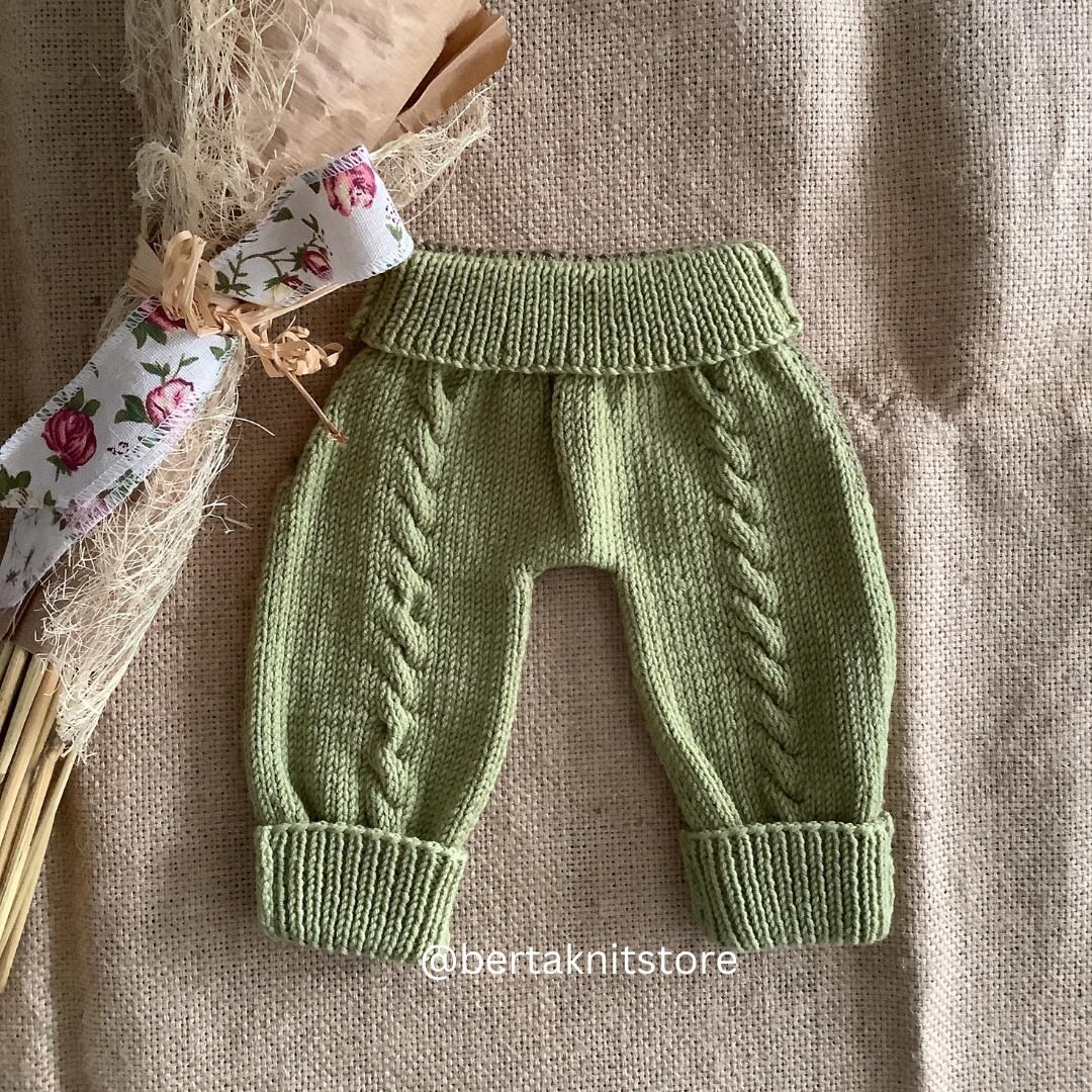 Lisbon Pants Knitting Pattern | Padrão De Tricô Para Calças De Bebê ...