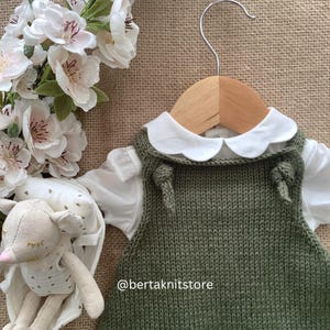 Stork Dress Knitting Pattern | Baby Knitting Patterns | Overalls ...