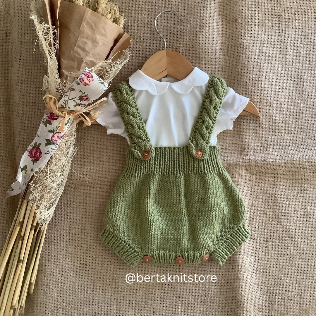 Robin Bloomers Knitting Pattern Baby Overalls Knitting Pattern Baby ...